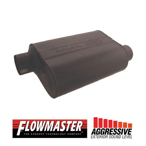 メーカー：FLOW MASTER品名：フローマスター スーパー 40 マフラー管理番号：n383品番：#953048内容：タイコ本体仕様：3インチ IN(約77mm)/ 3インチ OUT(約77mm)タイコ長:約34.3cmタイコ幅:約25...