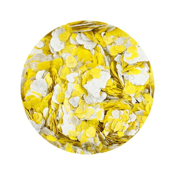 シェルのように見える、珍しいホロシリーズ。使いやすいサイズなので、色んなアートを楽しめます！注：極力精度を高めて製作しておりますが、量産による多少のバラツキは返品交換は致しかねます。ご了承ください。品番：Ｂ３０７カラー：Ｗｈｉｔｅ・Ｙｅｌｌ...