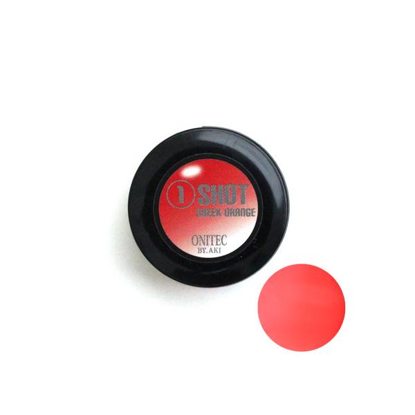 【品番・カラー】チークオレンジ  ｂｙ．Ａｋｉ先生監修の SHOT GEL（ワンショットジェル）。 女の子のホッペや唇に最適なgirlシリーズです。  未硬化ジェルが出ず、縮まないので扱いやすいのが特徴です。 黒の上でも高発色のさらさらな使...