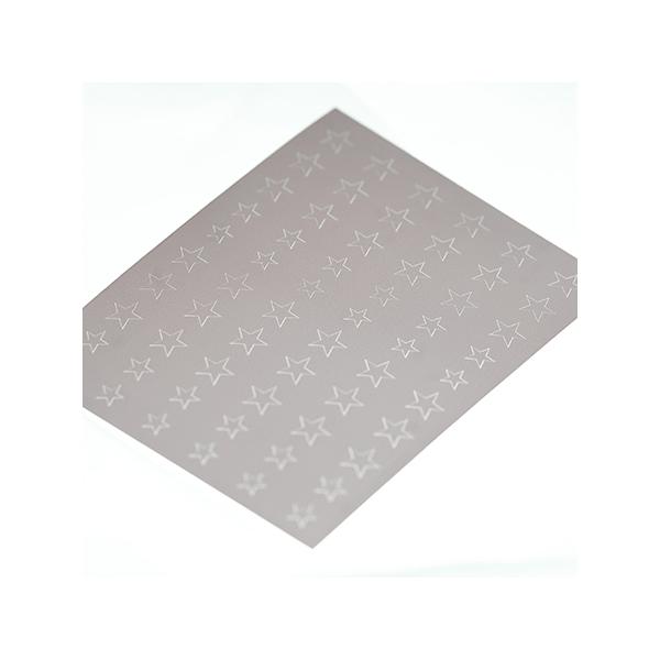 スターホッピングジェルやエアブラシをご使用の際に便利なステンシルシールです。＊使用方法＊１．シールを台紙からはがして、お爪の好きなところに軽く貼ります。２．その上からホッピングジェルでポンポンとタップ、もしくはエアブラシを吹きかけます。３．...