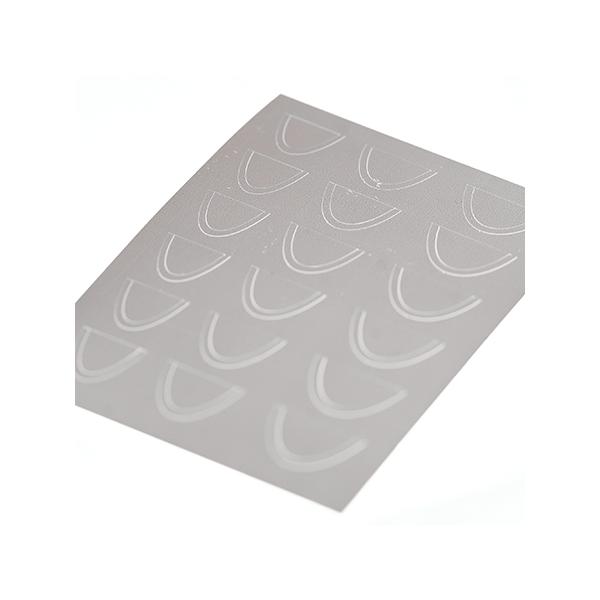 フレンチホッピングジェルやエアブラシをご使用の際に便利なステンシルシールです。＊使用方法＊１．シールを台紙からはがして、お爪の好きなところに軽く貼ります。２．その上からホッピングジェルでポンポンとタップ、もしくはエアブラシを吹きかけます。３...