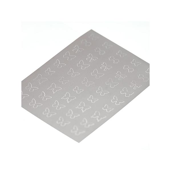 バタフライホッピングジェルやエアブラシをご使用の際に便利なステンシルシールです。＊使用方法＊１．シールを台紙からはがして、お爪の好きなところに軽く貼ります。２．その上からホッピングジェルでポンポンとタップ、もしくはエアブラシを吹きかけます。...