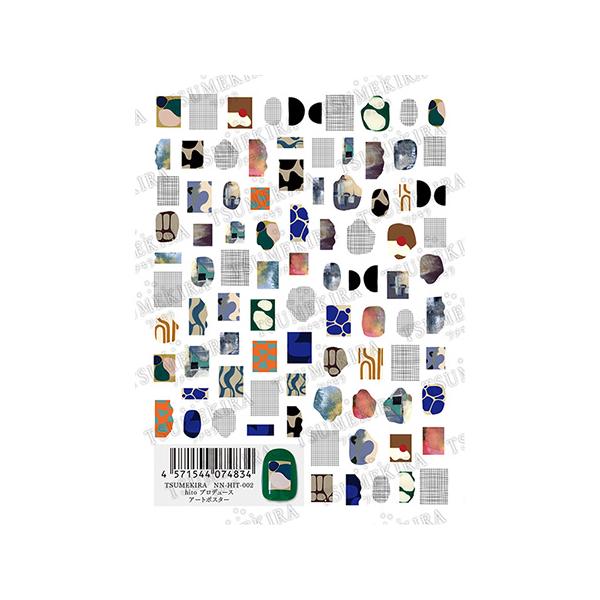 アートポスター指先にアートを持ち歩く！ポスターの様なアートを時短で簡単に指先に。ワンカラーに1本でも存在感が出せ、色々なアートと組み合わせても楽しんで頂けます。ＮＮ−ＨＩＴ−００２８８ｍｍ×１２０ｍｍ【ネイルアート ネイルシール アートポス...