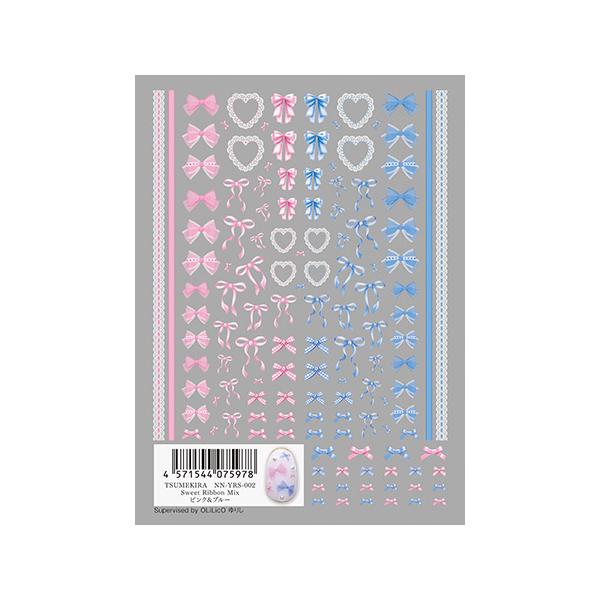 ピンク＆ブルー　ＯＬｉＬｉｃＯ　ゆりし監修シフォン・サテン・チェックのリボンを色々なデザインに使えるよう、多様なテイストとサイズを詰め込みました！ライン状のシフォンリボンは重ねてレースアップにしたり、チェックやストライプにも使える万能リボン...