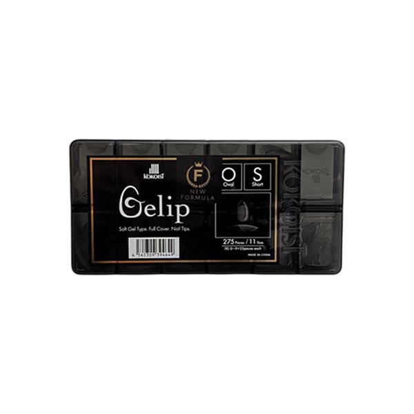 セット大好評のGelipがリニューアル！装着感を感じさせないフィット感ソフトジェルのみでも装着が可能！ストレスポイントから爪先に向けて厚みが増し耐久性UP！ジェルを塗布すると番号が消える！根元が薄くなりよりフィット感が増しました！※金型変更...