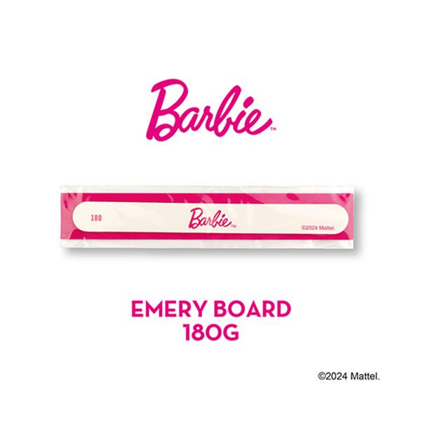 B-EB使うたびかわいいがあふれるまっしろな本体にＢａｒｂｉｅのキュートなピンクのロゴ入りのエメリーボード！薄さがちょうど良く爪の形にフィットしてくれます！作業効率ＵＰ！・１８０Ｇ・寸法：幅：１７．５　全長：１７９　厚み：２（ｍｍ）