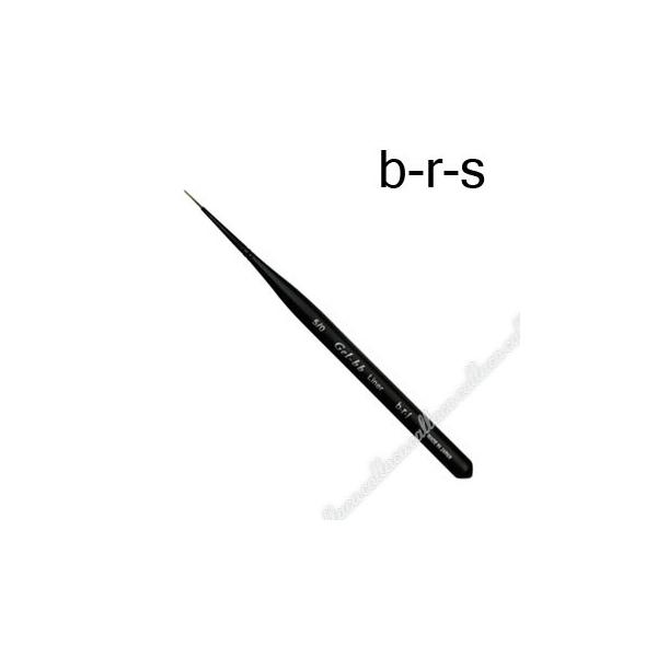 ●毛質:PBT繊維●金具:ステンレス  ●ニッケル(ブラック塗装)●軸:短軸/艶消し黒●長さ:152 m/m