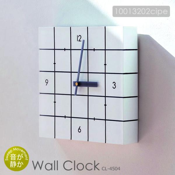 ■規則正しく並んだ直線が縦と横に走る方眼紙と、針の軌道が円形になるアナログ時計を掛け合わせた実験的なデザインのウォールクロック。■ふと図形に見えたり、その輪郭だけ切り取られて見えたり、2Dと3Dを行き来するような面白さを表現しました。■半透...