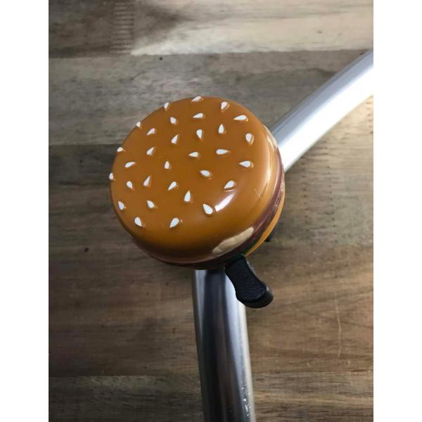 自転車用ベル　ハンバーガー一般車/スポーツバイクハンドル対応径 22.2mm