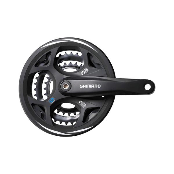Shimano シマノFC-M311クランクセット 8/7/スピード対応歯数：48-38-28Tクランク長 : 170mm チェーンガード付きカラー：ブラックEFCM311C888CL