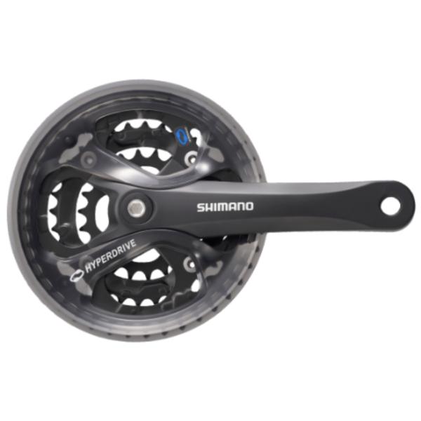 Shimano シマノFC-M361クランクセット 8/7/スピード対応歯数：48-38-28Tクランク長 : 170mm チェーンガード付きカラー：ブラックEFCM361C888CL
