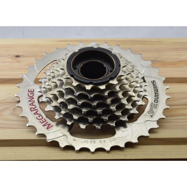 SHIMANO シマノスプロケット MF-HG40-7 7速 ボスフリー 14-34T メガレンジ シルバー