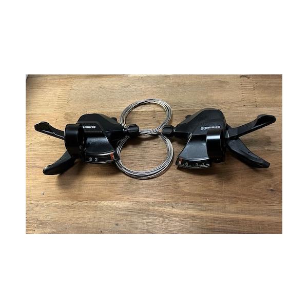 SHIMANO シマノ シフター SL-M315 3x8sステンレスケーブル付属インナーケーブルキャップ付属メーカーパッケージ