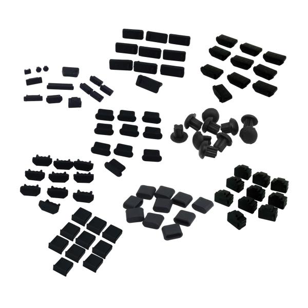 USB機器やタブレット機器、ノートパソコンにその他機器にも色々使える！！湿気や汚れ、ホコリなどを防ぐ！コネクタカバーキャップ■商品タイプ●Aタイプ：・USB×4個、LAN (RJ-45) ×1個、VGA (D-Sub15) ×1個、HDMI...