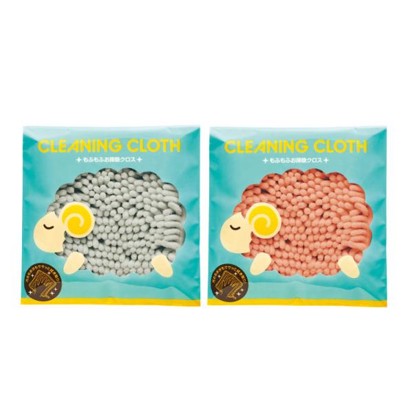 ■両面使えるマイクロファイバークロスお掃除ラクラク!ふわふわな長毛となめらかな素材。汚れやほこりを絡め取ったり、照明や窓、サッシなどもグイグイ拭けます。■便利なループ付きサッとかけて収納もラクラク!■ひつじパッケージ入りかわいい専用パッケー...