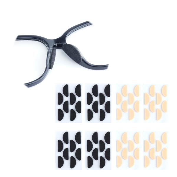 メガネのこんなお悩みありませんか？長時間つけていると鼻が痛くなる。サングラスを取ると跡がついてる。鼻のところが、化粧崩れしている。そんなお悩みをパッと解決!カットもできるので、さまざまなメガネのタイプにお使いいただけます。ふんわり化粧材パフ...