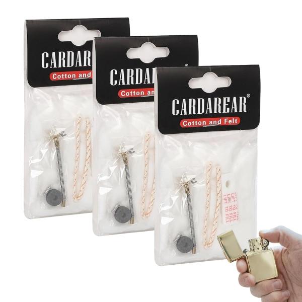 「商品情報」【zippo・ジッポ対応の汎用メンテナンスキット】オイルライターの火付きが悪くなった時に役立つ修理・交換用メンテナンスキットです。長期間使用して劣化したウィック（芯）やフェルトパッド、フリントスプリングを交換することで安定した火...