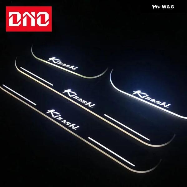 トリム ペダル LED カーライト ドアシル スカッフプレート パスウェイ ダイナミックストリーマー ウェルカムランプ スズキ キザシ 2010-2019 カーアクセサリー カスタムパーツ アクセサリー 交換用部品Hign-concerne...