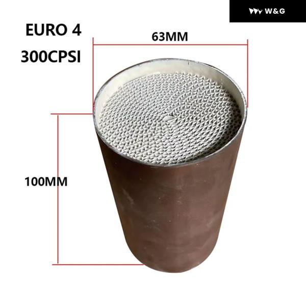 金属 ハニカム触媒 キャリア EURO 4 63*100MM 300CPSI 自動車排気 汎用 触媒コンバータ カスタムパーツ アクセサリー 交換用部品Material:Metal CarrierModel Number:EURO 4Ori...