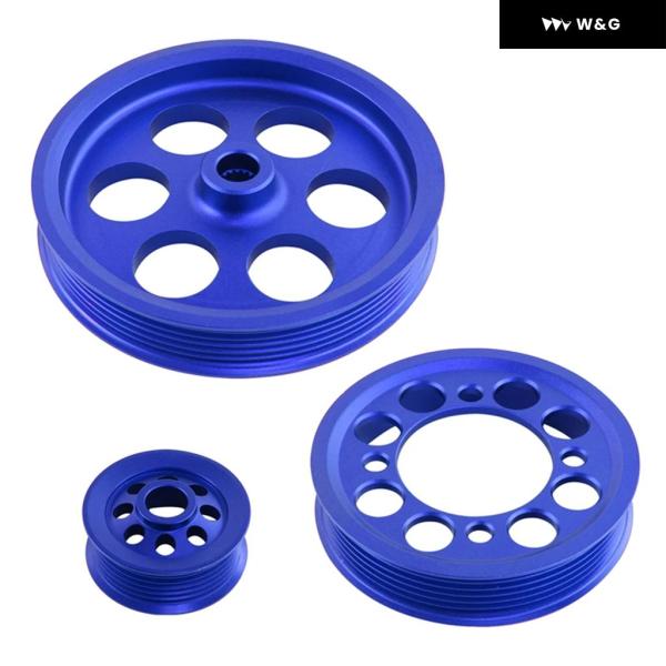 軽量アルミ製アンダードライブクランク プーリー キット トヨタ スープラ 3L DOHC 2JZ-GTE I6 ツインターボ 1993-1998 に適合 カスタムパーツ アクセサリー 交換用部品Item Weight:1kgItem Hei...