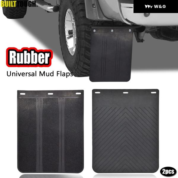2個 汎用 ラバーマッド フラップ マッド フラップ スプラッシュガード フロントリア カーピックアップSUVバン トラック ミニバンモーターホーム カスタムパーツ アクセサリー 交換用部品Hign-concerned Chemical:N...