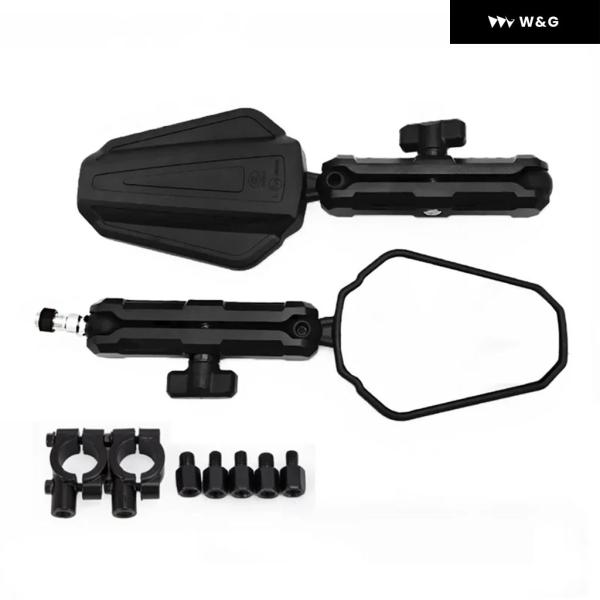 オートバイ バイク 汎用 バックミラー オートバイ バイク ハンドルバー サイドミラー オートバイ バイク アクセサリー オートバイ バイク 折りたたみ 式バックミラー カスタムパーツ アクセサリー 交換用部品Hign-concerned ...