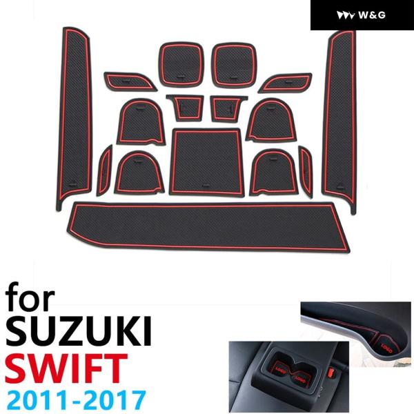 滑り止めゴムカップ クッション ドア溝マット スズキ スイフト マルチ DZIRE スポーツ ZC72S ZC82S ZC32S 2011~2017 カーアクセサリー カスタムパーツ アクセサリー 交換用部品Hign-concerned C...