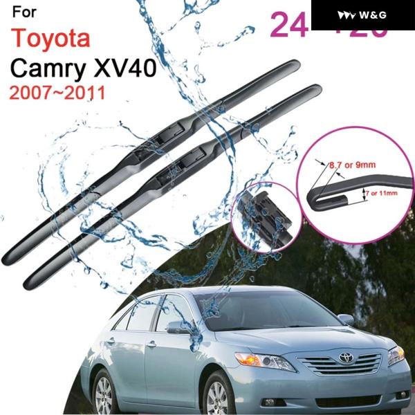車用 ワイパー ブレード トヨタ カムリ XV40 40 2007 - 11 フロントガラス フロントガラス ワイパー カーアクセサリー グッズ XV 40 カスタムパーツ アクセサリー 交換用部品Hign-concerned Chemic...