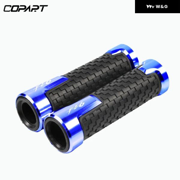 オートバイ バイク ハンドルバー グリップ CNC PVC 滑り止め ハンドルバー オートバイ バイク グリップ エンド ヤマハ FZ 6 FZ6R FZ6 FAZER 2004-2015 2005 2006 カスタムパーツ アクセサリー ...