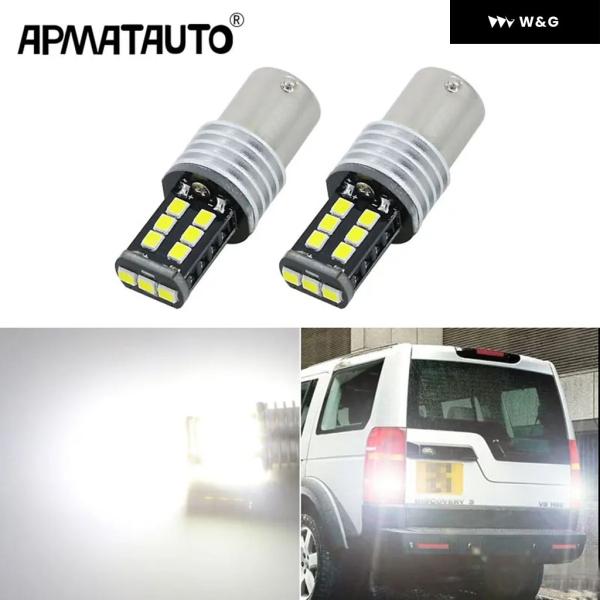 2個 LED バルブ 800LM バックアップ リバースライト R5 1156 P21W BA15S ランドローバー ディスカバリー3 レンジローバー フリーランダー用 ホワイト カスタムパーツ アクセサリー 交換用部品Hign-conce...