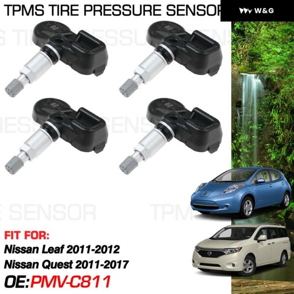 日産 リーフ 2011 2012 日産 クエスト 2011-2014-17 315MHZ タイヤエア圧モニター システム PMV-C811 40700-1LA0A 1/4個 カスタムパーツ アクセサリー 交換用部品Hign-concerne...