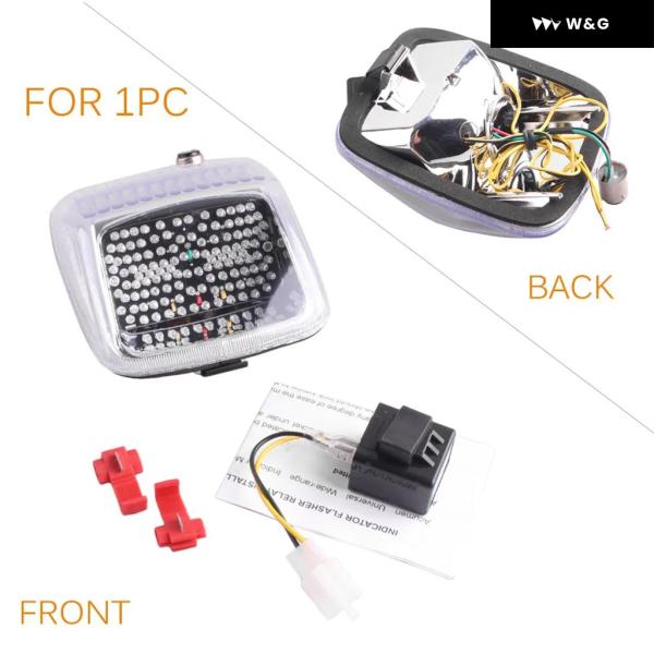 E-MARK オートバイ バイク 一体型 LED リアテールブレーキストップライト ウィンカーランプ テールライト アセンブリ ハーレー ダビッドソン V-ROD用 カスタムパーツ アクセサリー 交換用部品Protective parts:...