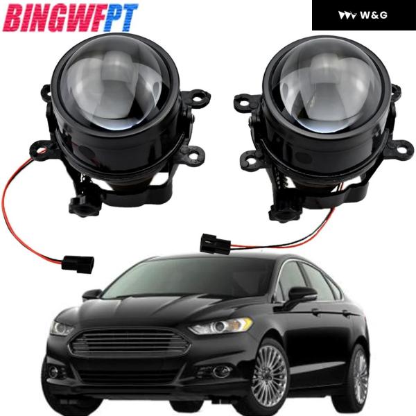 BI LED フォグランプ ランプ 双曲面プロジェクターレンズ PTF チューニング フォグランプ アセンブリ フォード モンデオ フュージョン 2013-16 カスタムパーツ アクセサリー 交換用部品Hign-concerned Chem...