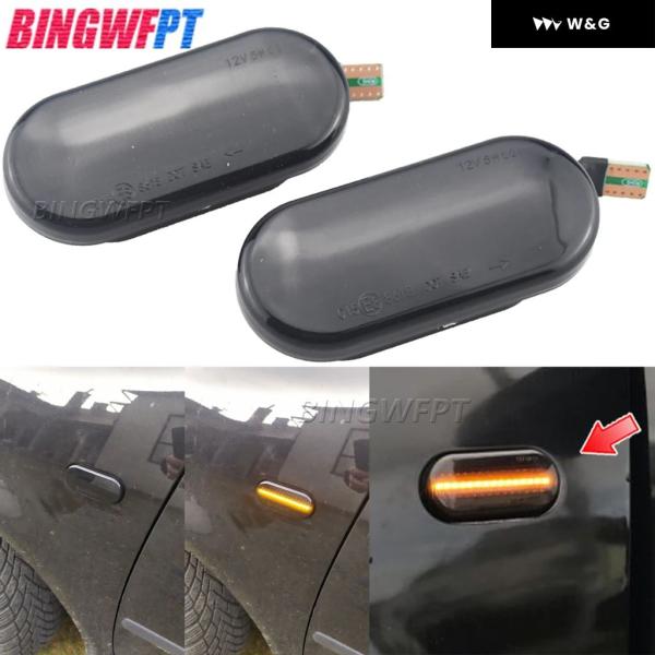 LEDダイナミックサイド マーカーライト 矢印ウィンカーブリンカーランプ SEAT LEON IBIZA 6L FORD FOCUS MK2 VW GOLF 3 4 LUPO PASSAT カスタムパーツ アクセサリー 交換用部品Hign-...