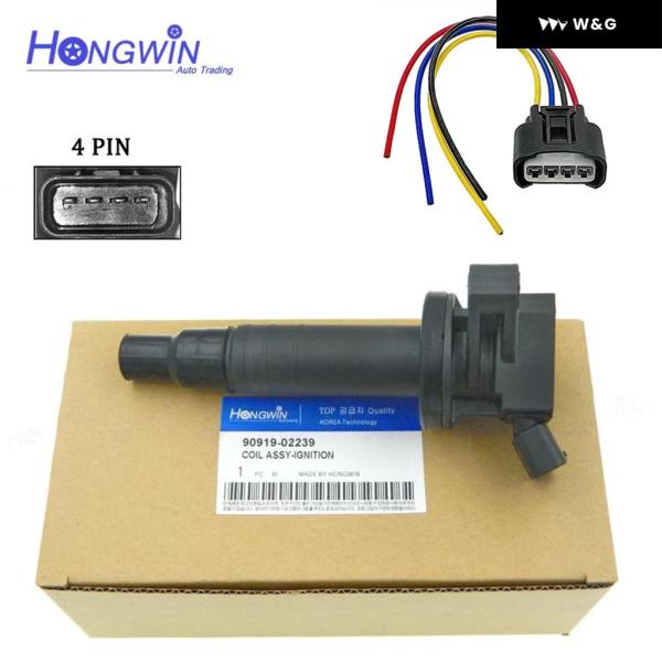 1PCS 90919-02239 イグニッション コイル トヨタ カローラ 9091902339 90919-T2002 90080-19015 90080-19019 90919T2002 90919-02262 94859441 カスタ...