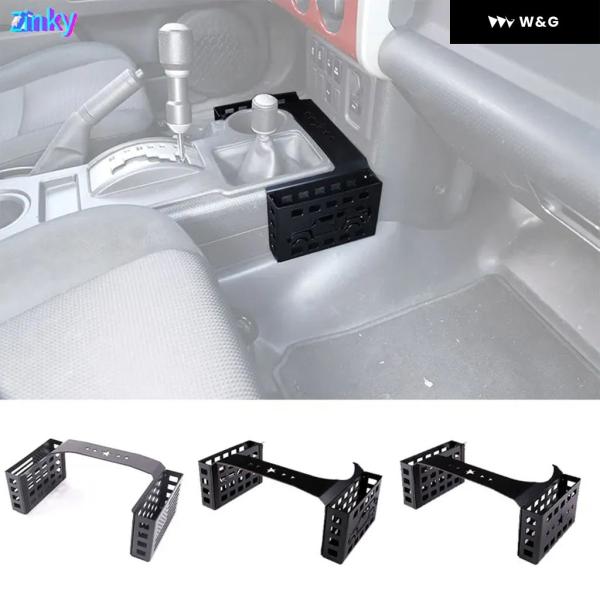 車用 セントラル 収納 ボックス トヨタ FJクルーザー 2007-2021 ギア 収納 バスケット トリム ブラック アルミ 合金 収納 アクセサリー カスタムパーツ アクセサリー 交換用部品Hign-concerned Chemical...