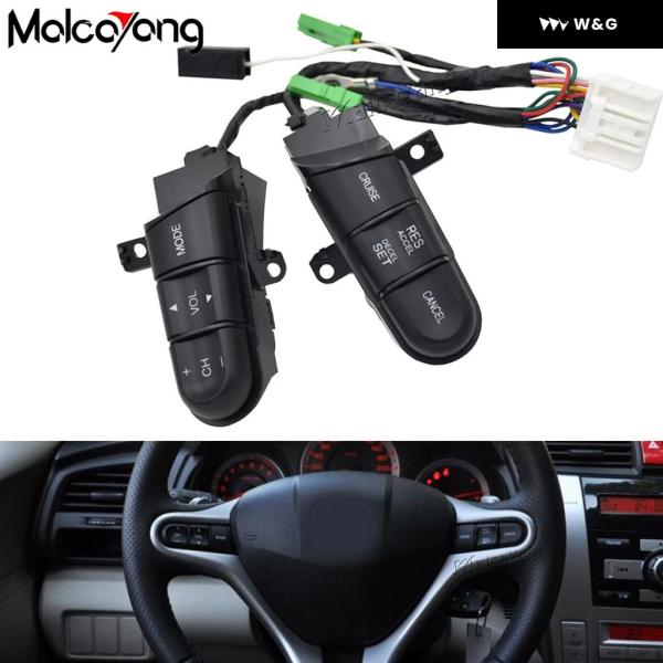 ステアリングホイール クルーズ コントロール スイッチ ラジオ レシーバー リモート オーディオ スイッチ 36770-SNA-A12 ホンダ シビック 2006-09-2011 カスタムパーツ アクセサリー 交換用部品Hign-conce...