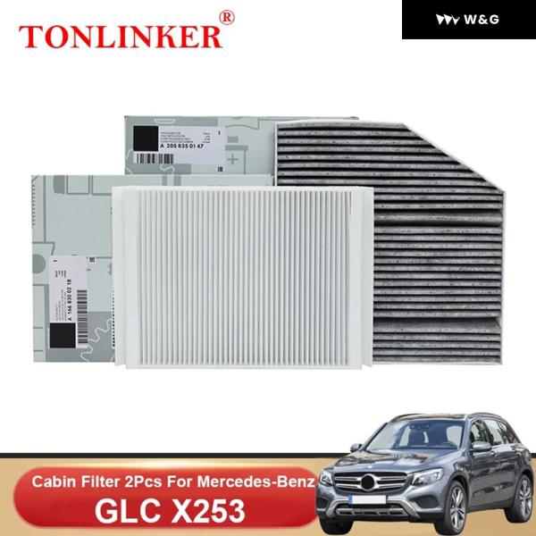 キャビン フィルター メルセデス ベンツ GLC X253 2015-2022 GLC 200 250 300 220D 250D 300D 350E 43 63 S A2058350147 A1668300218 カスタムパーツ アクセサ...