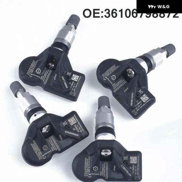 4PC S 車用 TPMS タイヤエア圧モニター/ハザード システム センサー BMW F07 F10 F11 BMW 5 520I 525I 540I 525I カスタムパーツ アクセサリー 交換用部品Hign-concerned Che...