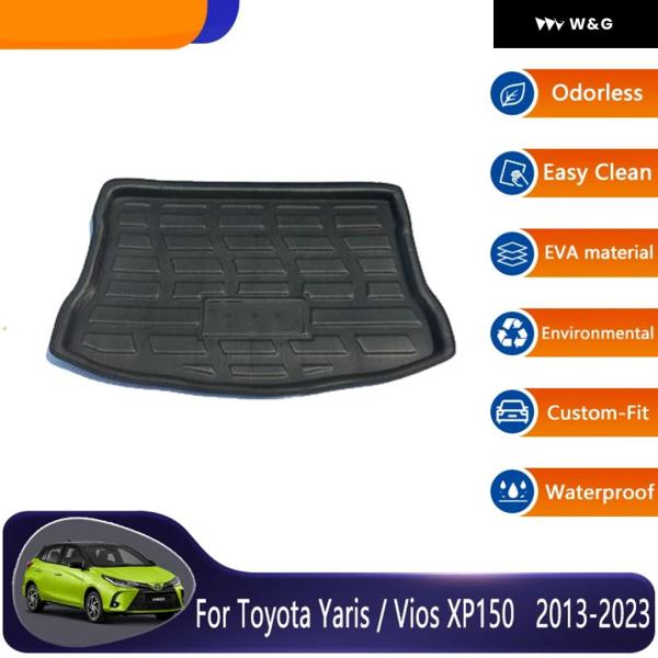 トランク マット トヨタ ヤリス 2022 アクセサリー ヴィオス ハッチバック XP150 2014~2023 2020 トランク マットアクセサリー 3D EVA素材 カスタムパーツ アクセサリー 交換用部品Hign-concerned...