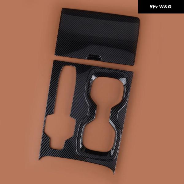 カーボン スタイル ABS カーセンター コンソール ギア シフト ボックス パネル カバー トリム レクサス RX350 350H RX500H 2023 左ハンドル カスタムパーツ アクセサリー 交換用部品Hign-concerned ...