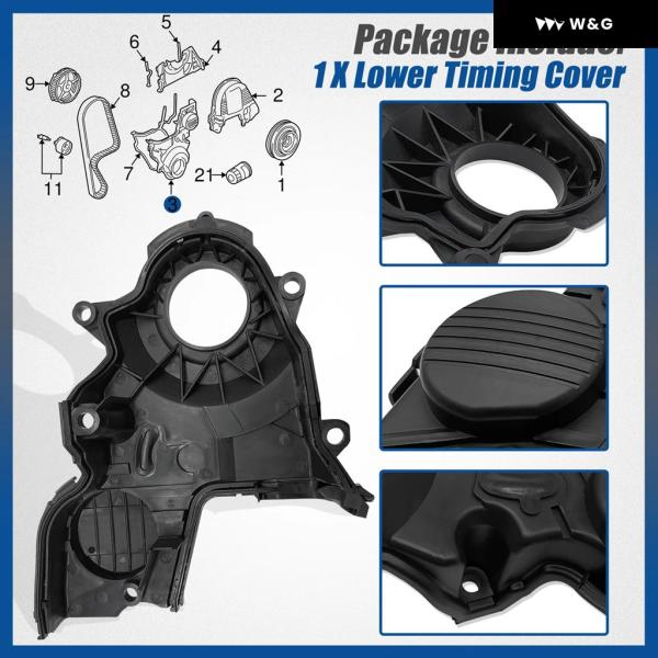 車減速タイミングベルトアンダーカバー 11811-PLC-000 ホンダ シビック 2001-2005 ABS プラスチック カスタムパーツ アクセサリー 交換用部品Item Weight:282gItem Height:8cmItem W...