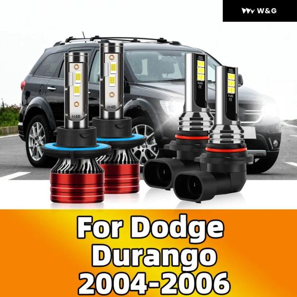 ダッジ デュランゴ 2004 2005 2006 オートカー LED ヘッドライト バルブ 20000LM CSP 3570 フロント ヘッドランプ 12V 6000K フォグランプ ホワイト ルーセス カスタムパーツ アクセサリー 交換用...