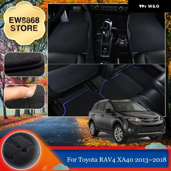 車用フロアマット トヨタ RAV4 RAV 4 XA40 2013~2018 2014 フットカバー ライナー カーペット カーパーツ コンパートメント パッド ラグ カスタム アクセサリー カスタムパーツ アクセサリー 交換用部品Floo...