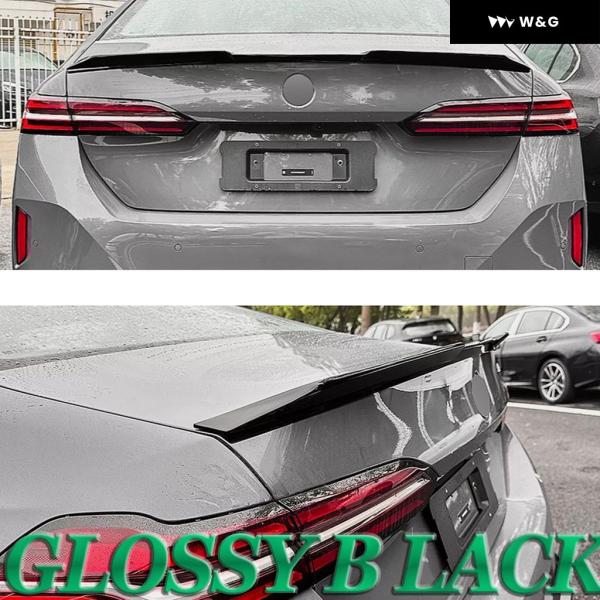 BMW アクセサリー 5シリーズ G60 2024+ セダン 車用 リア トランク スポイラー ウイン グリップ 520D 520I 530I 530E 550E リアスポイラー ウイング カスタムパーツ アクセサリー 交換用部品Hign-...