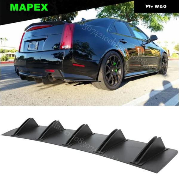 キャデラック CTS CTS-V ATS CT4 CT5 リアリップ バンパー ディフューザー シャーク 5フィンスポイラー カスタムパーツ アクセサリー 交換用部品Hign-concerned Chemical:NoneOrigin:Ma...