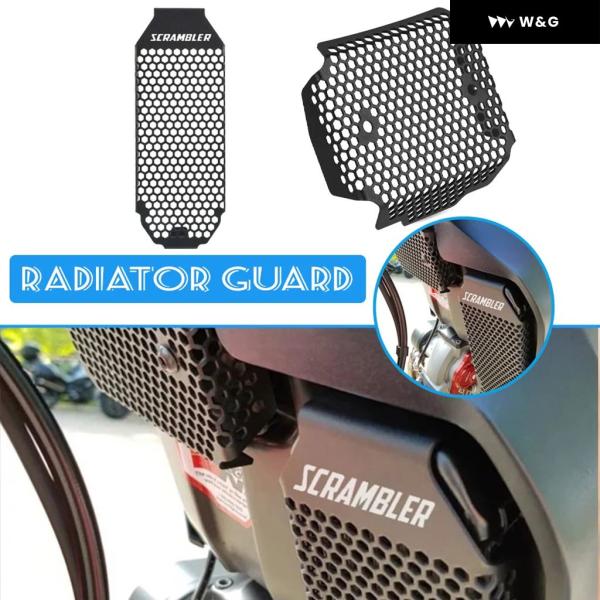 ドゥカティ SCRAMBLER800 SCRAMBLER 800 2015-2023 ラジエーター シールド グリル ガード オートバイ バイク アクセサリー オイルクーラー カバー プロテクターHign-concerned Chemica...