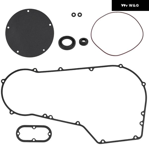 オートバイ バイク クラッチプライマリーカバー ガスケットキット ハーレー ダイナ スーパーグライド FXDS-CONV FXDL FXDP FXDCI FXDSE ファットボーイ ヘリテージ ソフタイHign-concerned Chem...