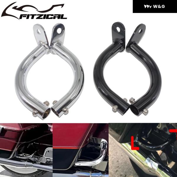 オートバイ バイク サドルバッグ ガード エリミネーター サポート ブラケット ハーレー ツーリング エレクトラ グライド FLHT ロードキング ロードグライド FLTR 1993-2013Hign-concerned Chemical:...