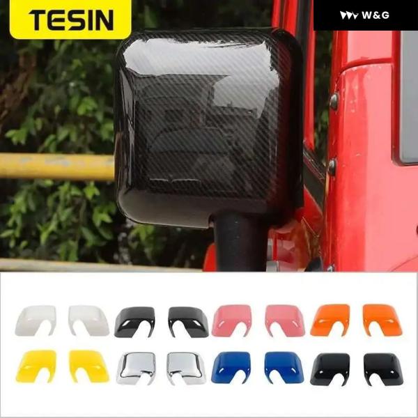 ABS製 車用 リアビューミラー シェル デコレーション カバー ステッカー ジープ ラングラー JK 2007-2017年式 外装アクセサリー カスタム パーツ アクセサリーSpecial Features:Decoration and ...